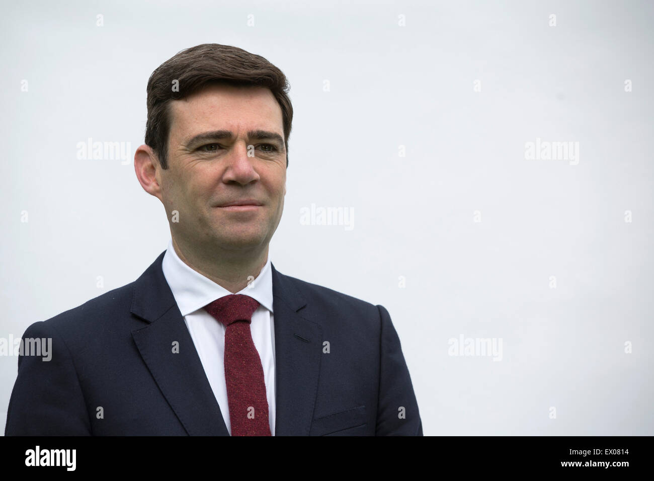 Andy Burnham MP, pictured at his home in his Leigh constituency. Andy ...