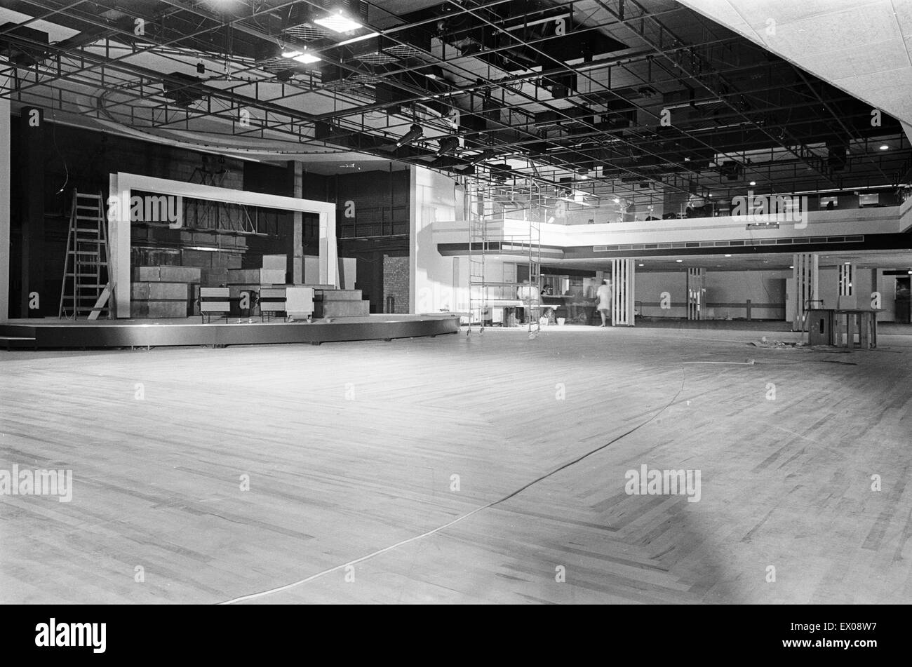Top Rank Ballroom, Reading, final preparations, prior to opening ...