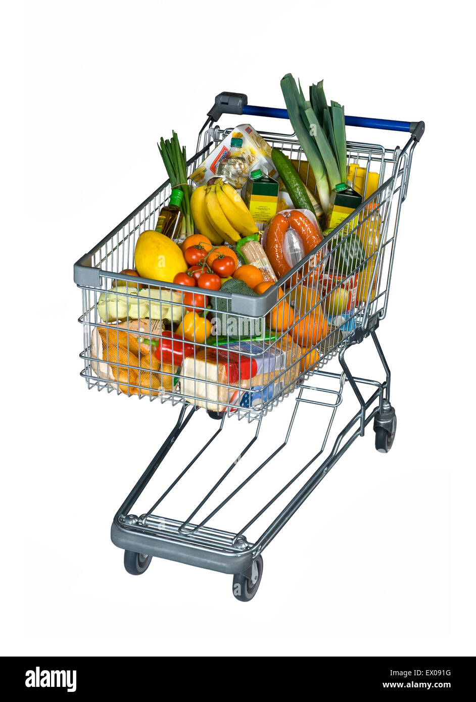 Shopping cart food hi-res stock photography and images - Alamy