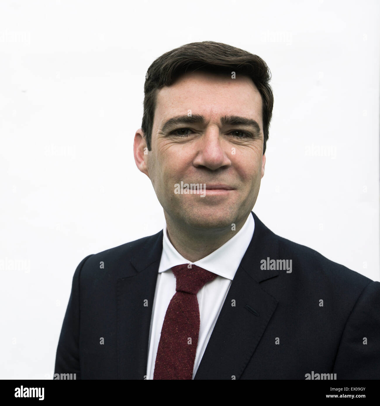 Andy Burnham MP, pictured at his home in his Leigh constituency. Andy ...