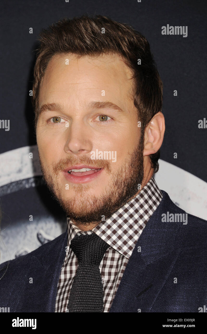 CHRIS PRATT US film actor in June 2015. Photo Jeffrey Mayer Stock Photo ...
