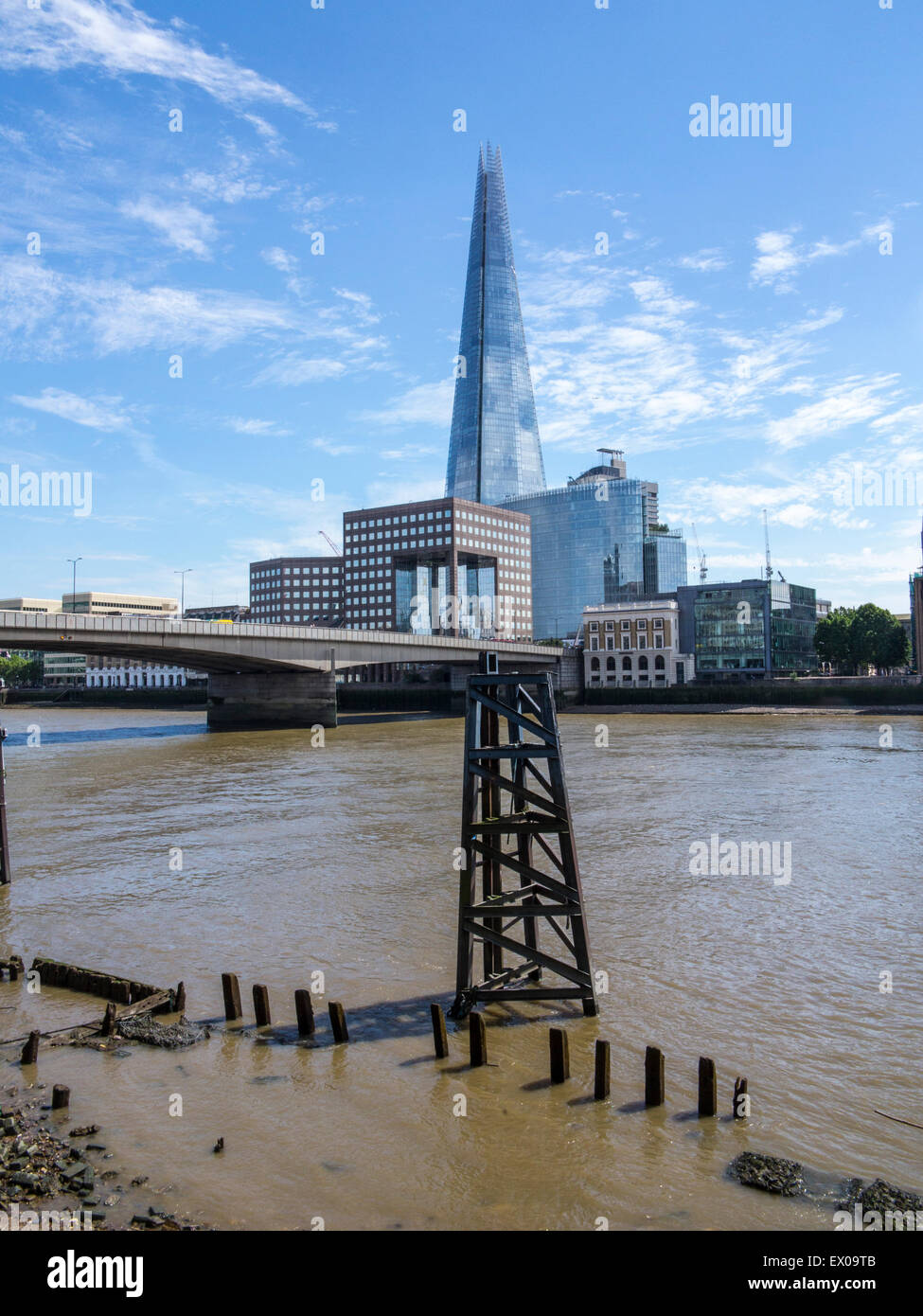 The Shard and London Bridge Stock Photo - Alamy