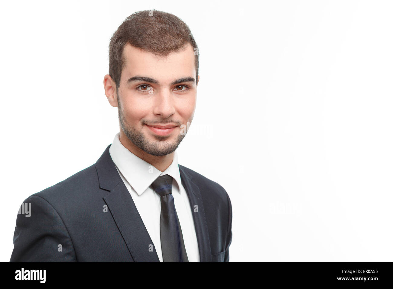 Handsome guy isolated on white Stock Photo - Alamy