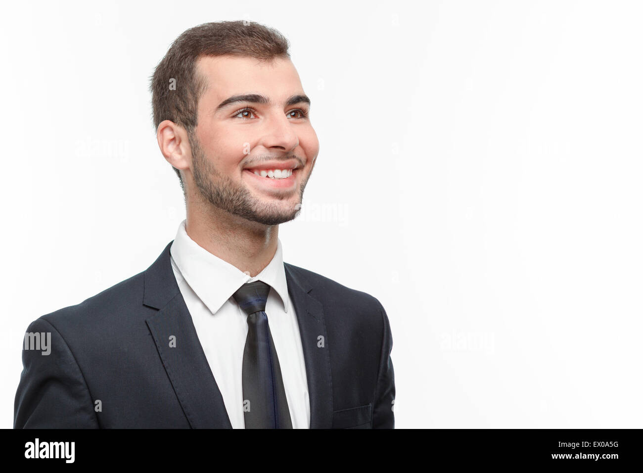 Handsome guy isolated on white Stock Photo - Alamy