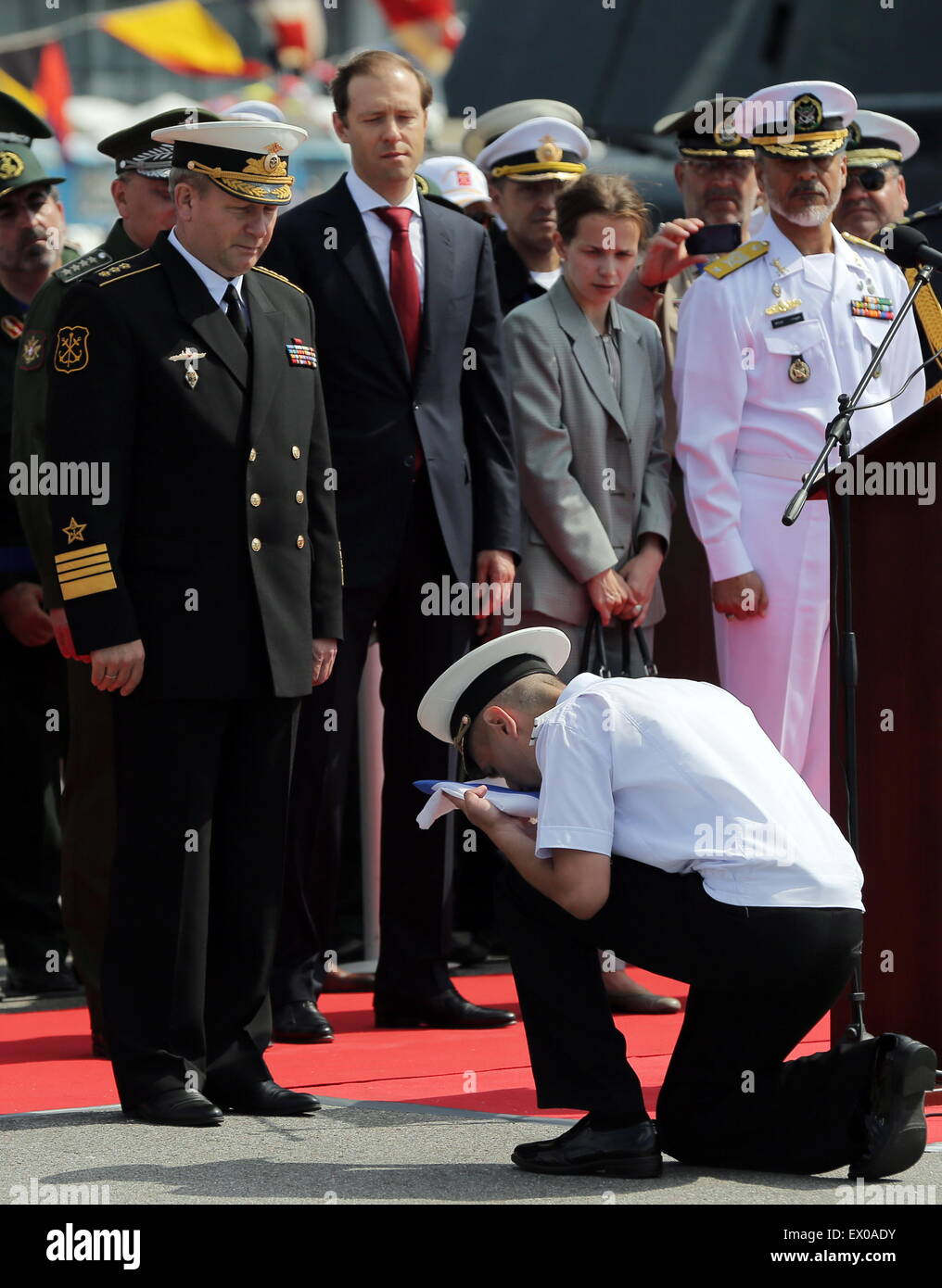 Commander Russian Navy Viktor Chirkov Stock Photos & Commander Russian ...