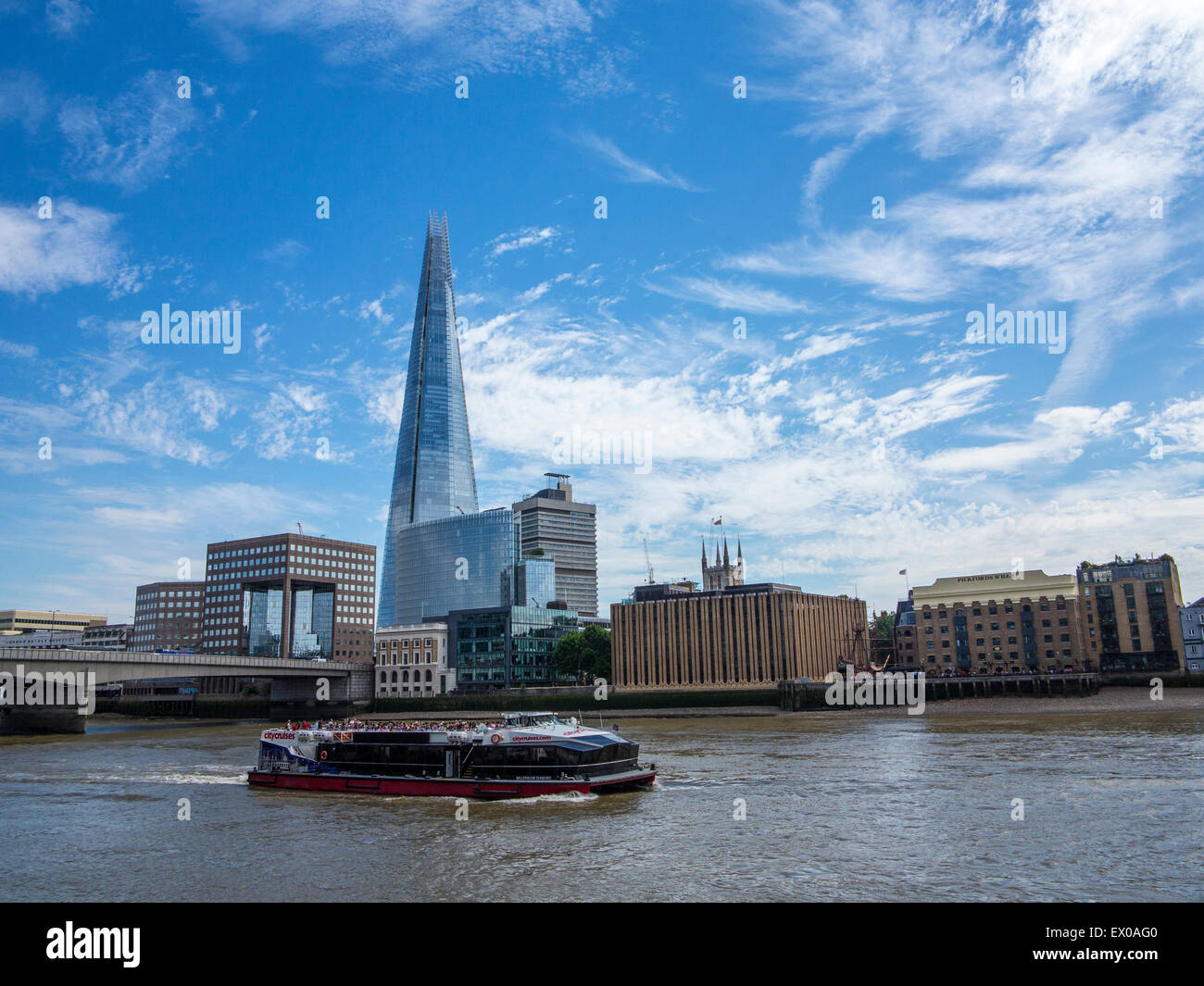 The Shard and London Bridge Stock Photo - Alamy