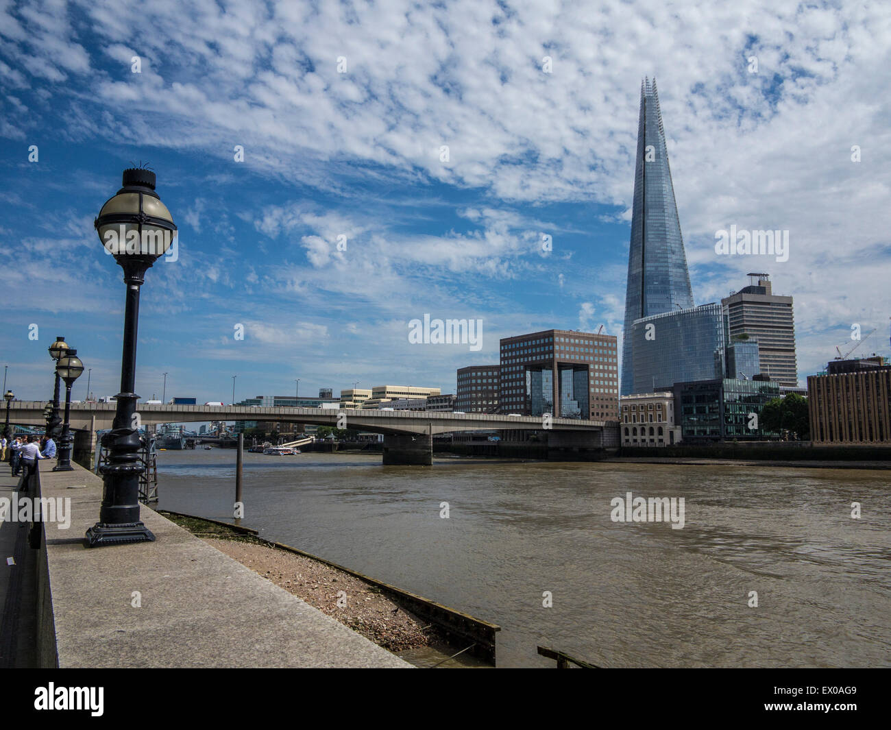 The Shard and London Bridge Stock Photo - Alamy