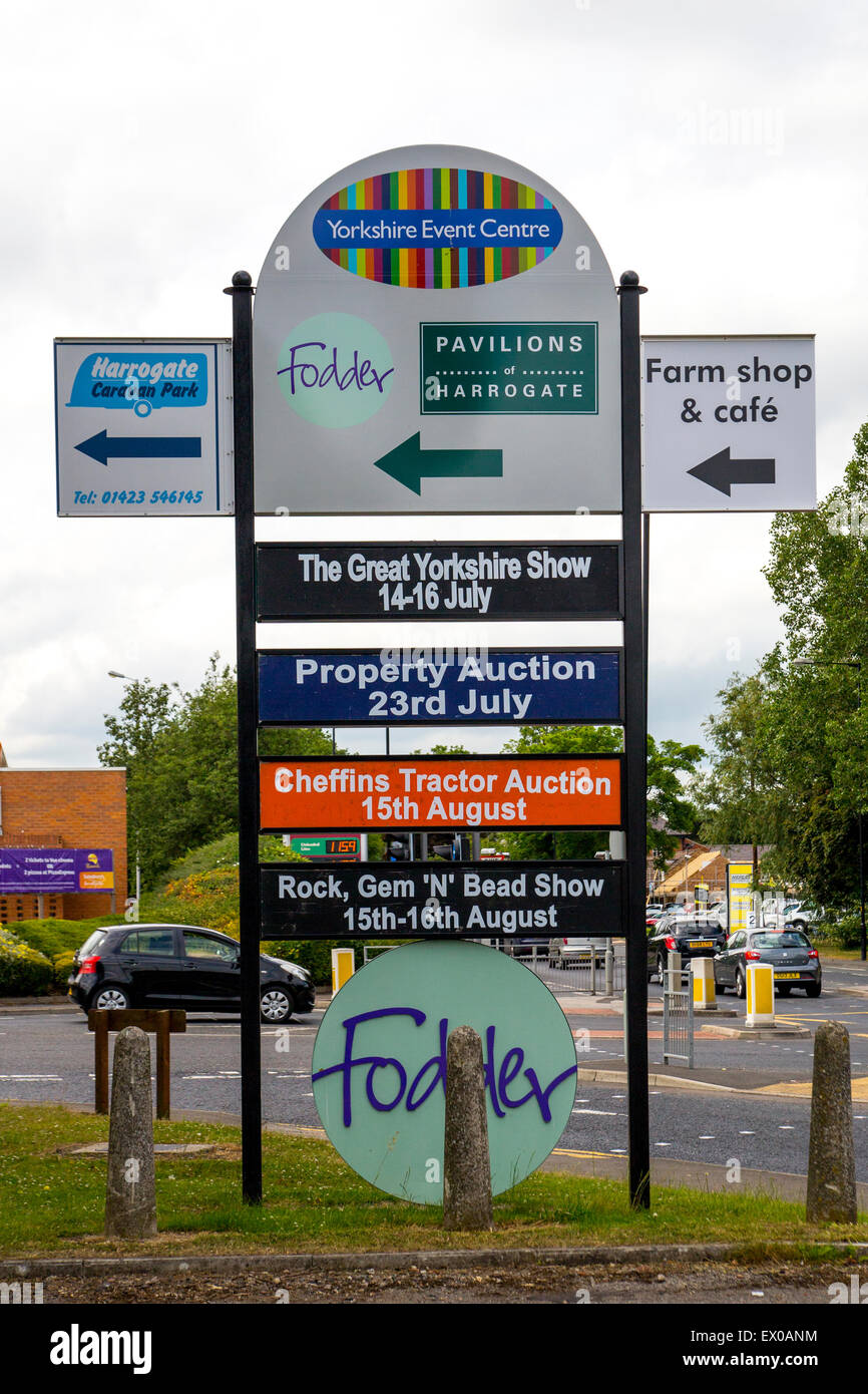 The Great Yorkshire Show - Showground Sign Stock Photo - Alamy