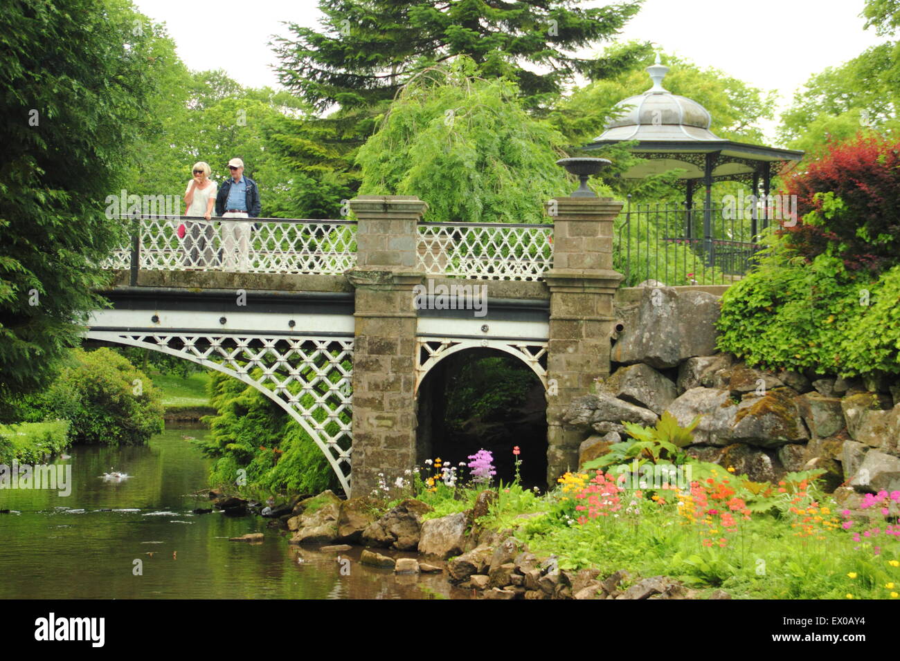 Pavilion gardens bridge hi-res stock photography and images - Alamy