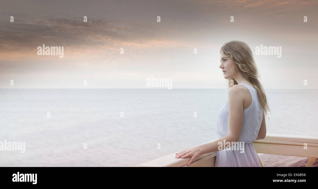 Gazing out sea hi-res stock photography and images - Alamy