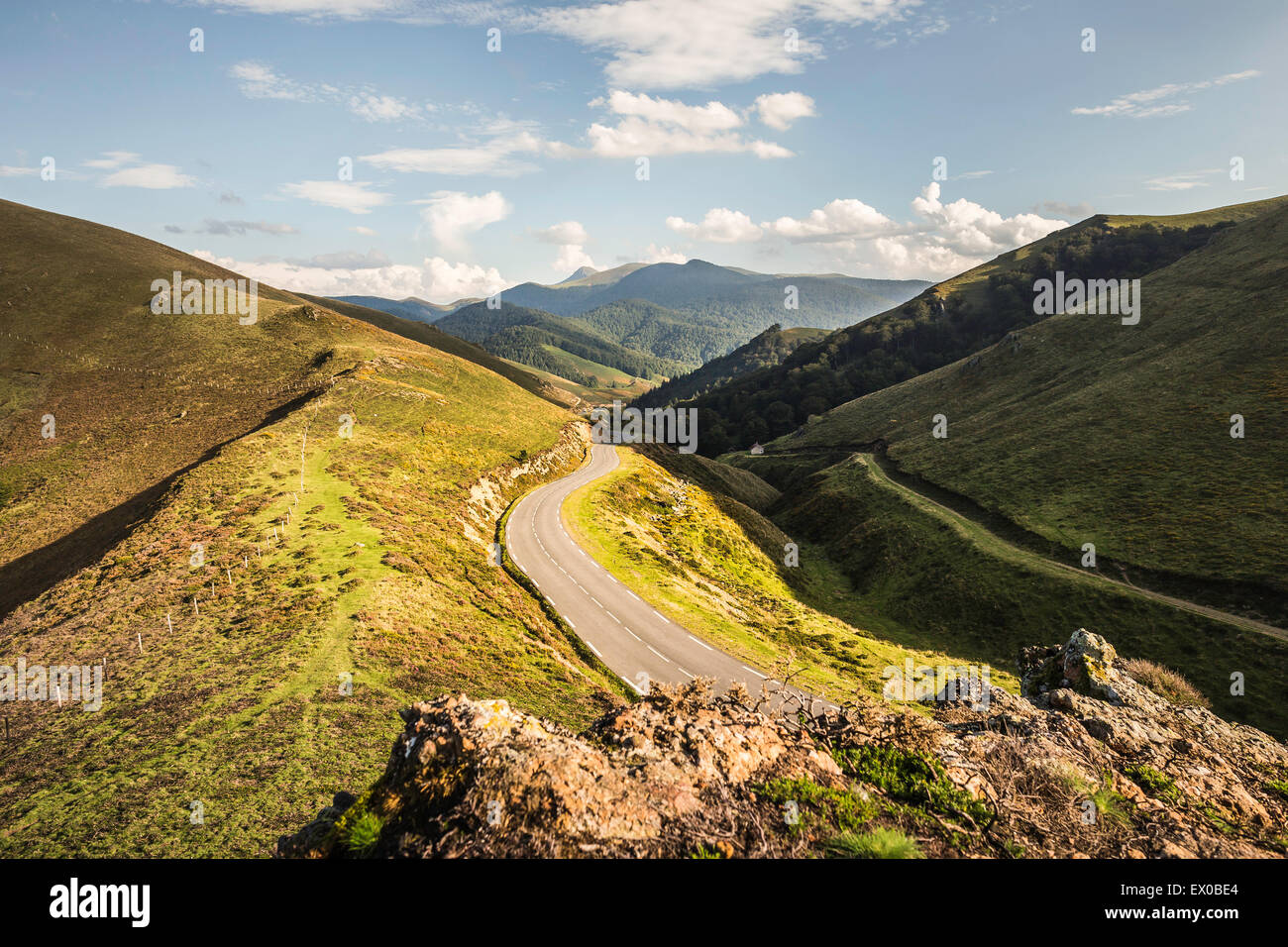 Rural roads in france hi-res stock photography and images - Alamy