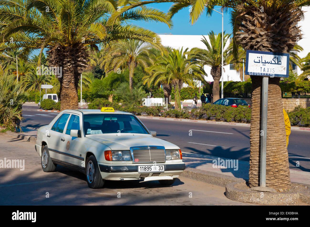 Grand Taxi, for intercity transport, Agadir, southern Morocco, northern ...
