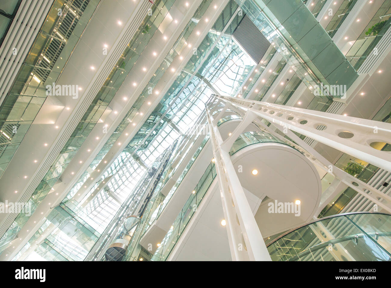 Guangzhou library is a modern building in guangzhou china Stock Photo ...