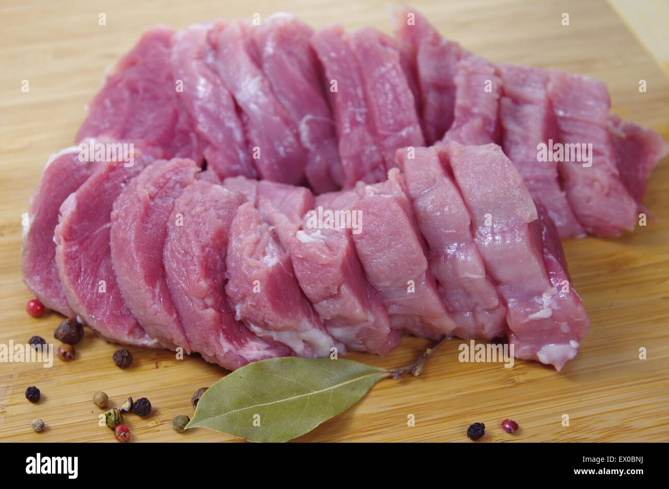 Raw sirloin chop hi-res stock photography and images - Alamy