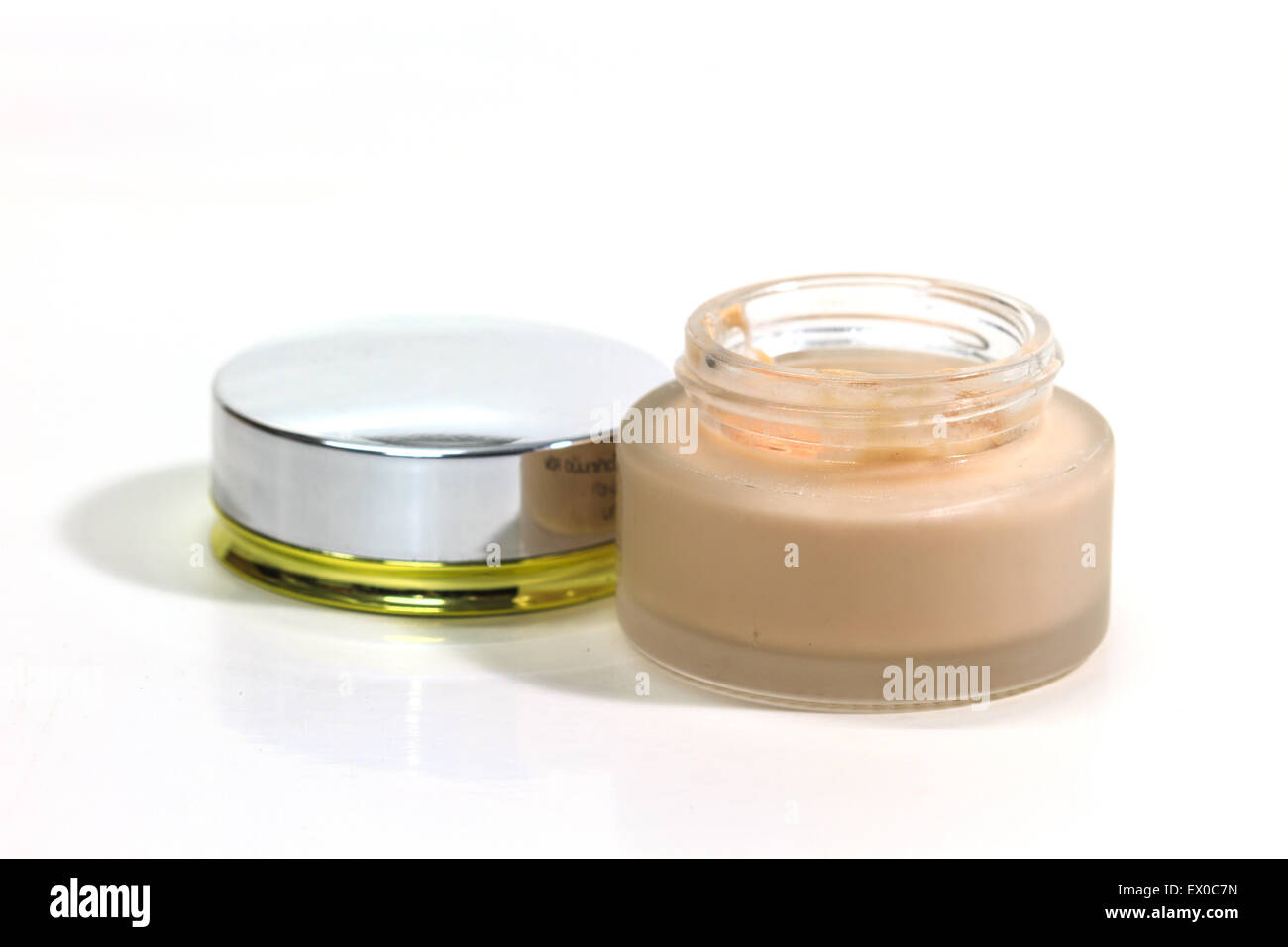 beauty lotion cream box on white background close up Stock Photo - Alamy