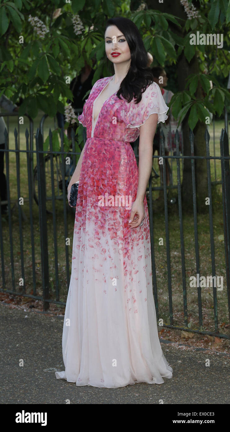 LONDON, UK, 2nd July 2015: Emma Miller attends the Serpentine Gallery ...