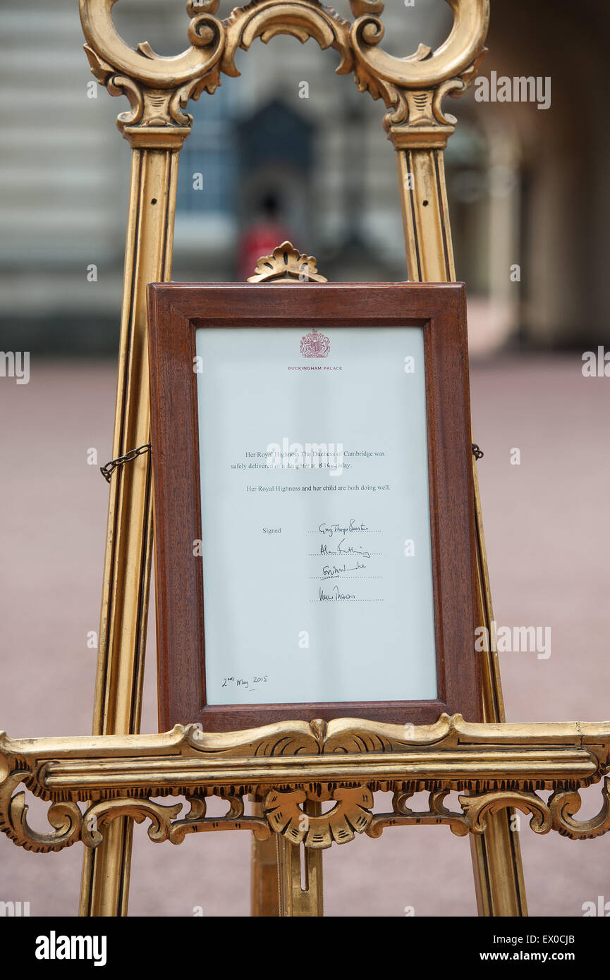 The official announcement of the Birth of The Duke and Duchess of ...