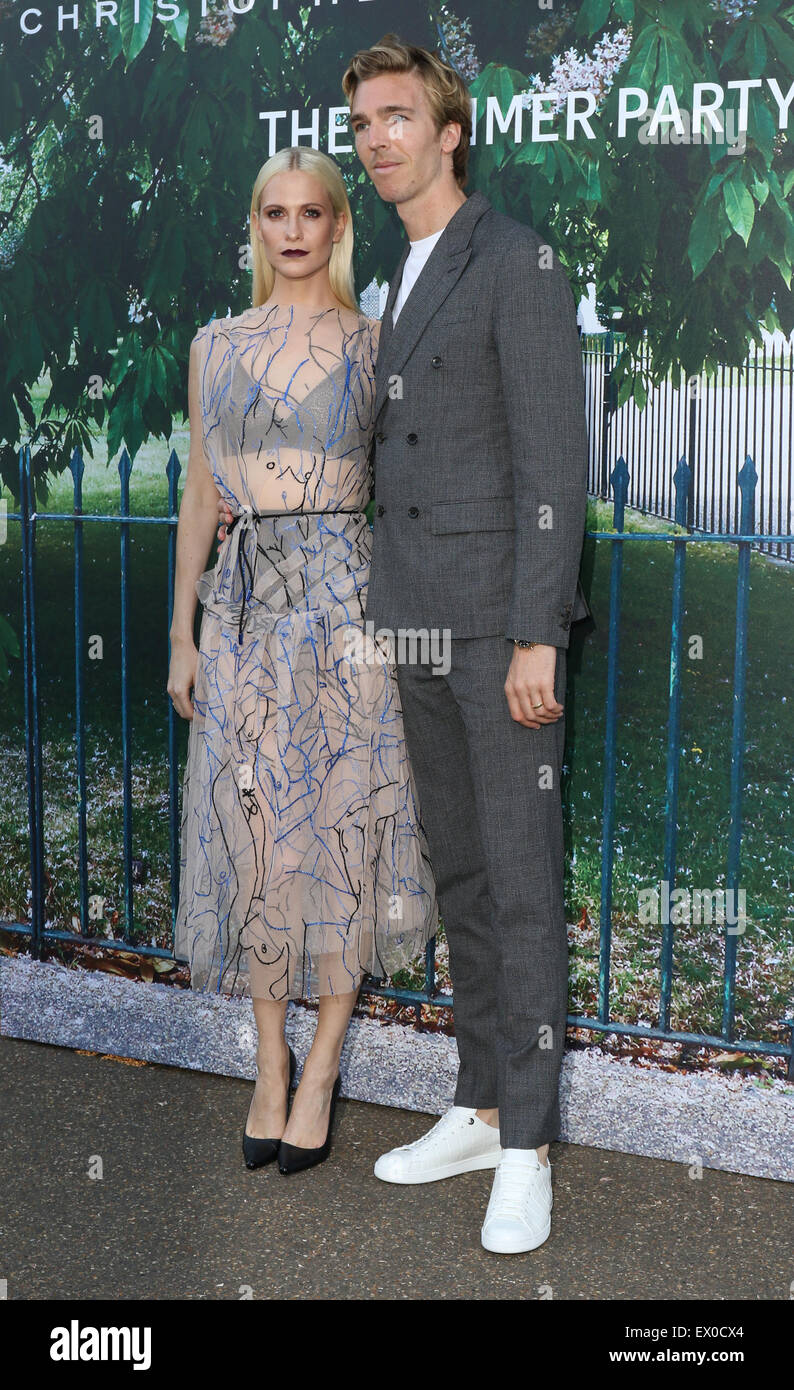 LONDON, UK, 2nd July 2015: Poppy Delevingne and James Cook attend the ...