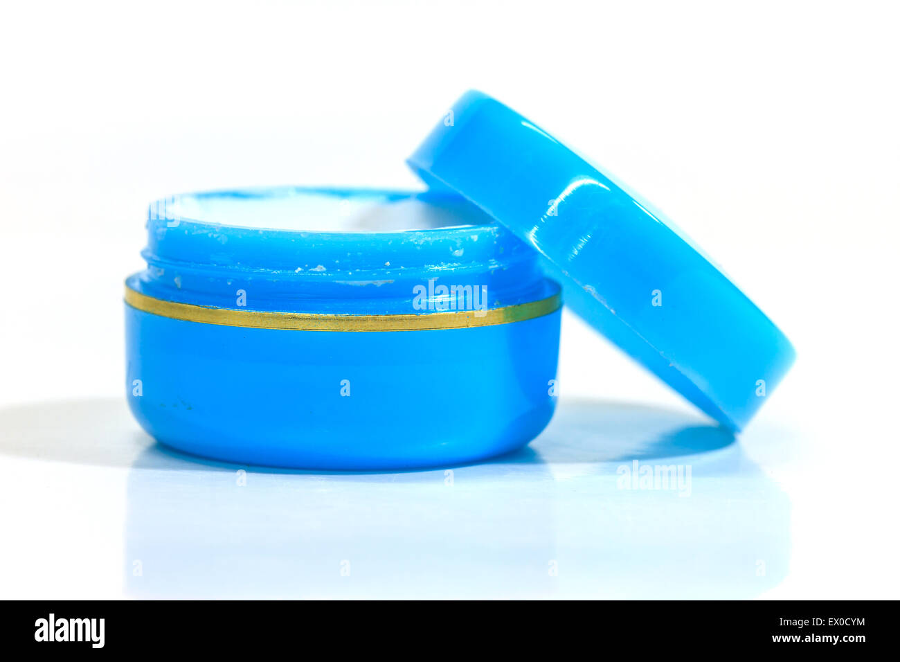 beauty lotion cream box on white background close up Stock Photo - Alamy