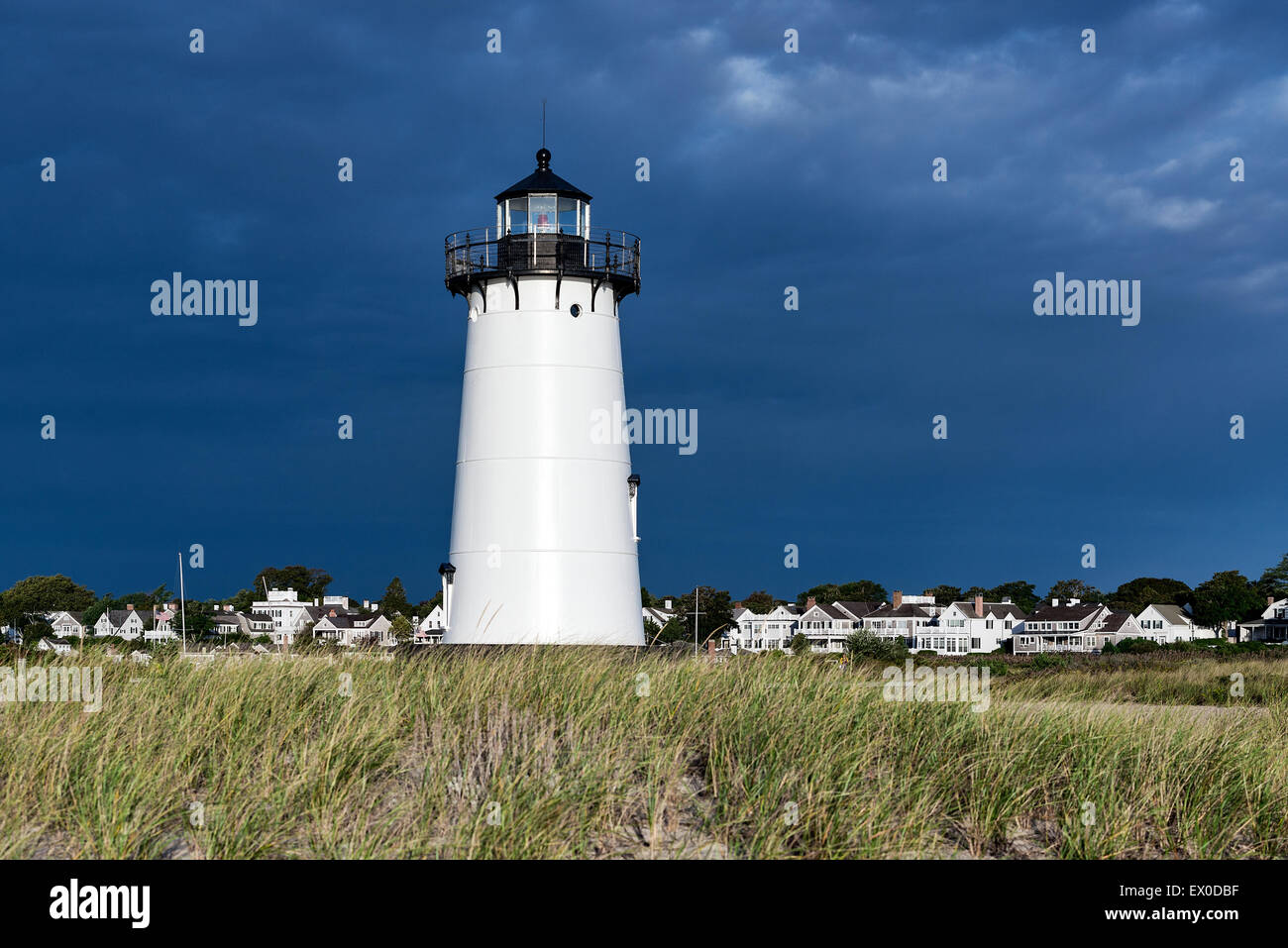 Edgartown Lighthouse, Martha's Vineyard, Massachusetts, USA Stock Photo ...
