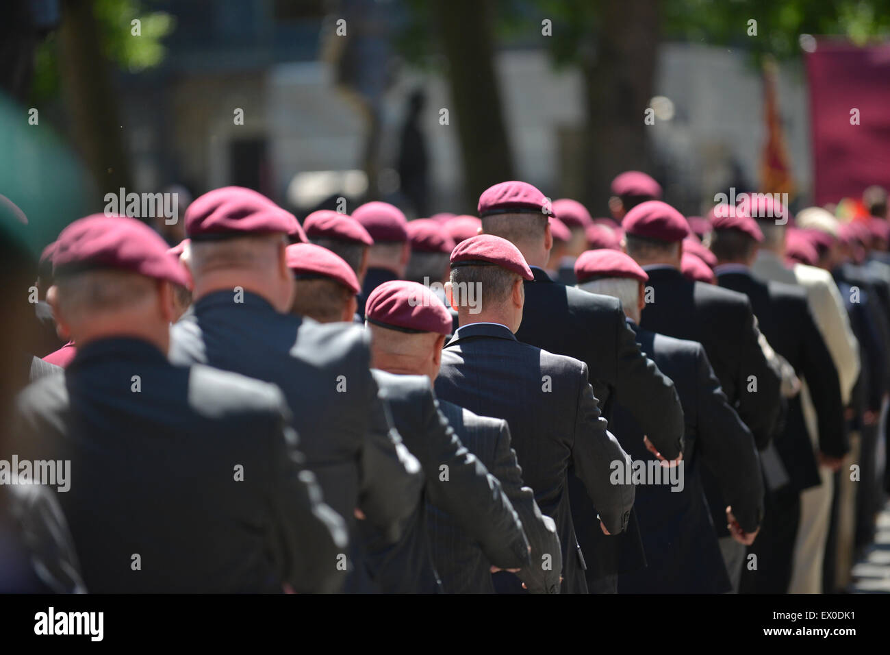 A march takes place on Whitehall to campaign to recognise Falklands ...