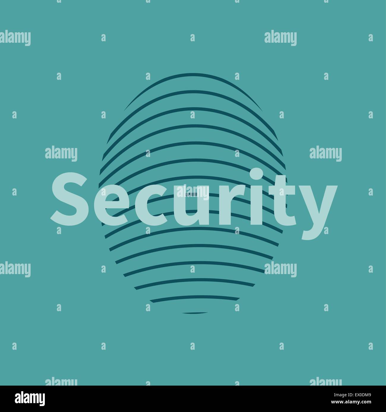 Glowing security text Stock Vector Images - Alamy