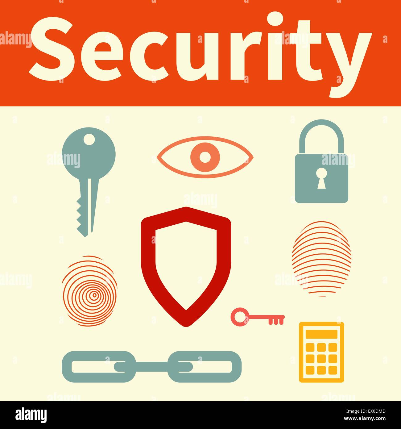 Web security set of icons Stock Vector Image & Art - Alamy