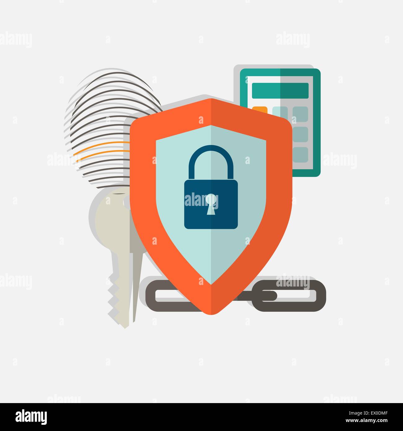 Chain guard logo Stock Vector Images - Alamy