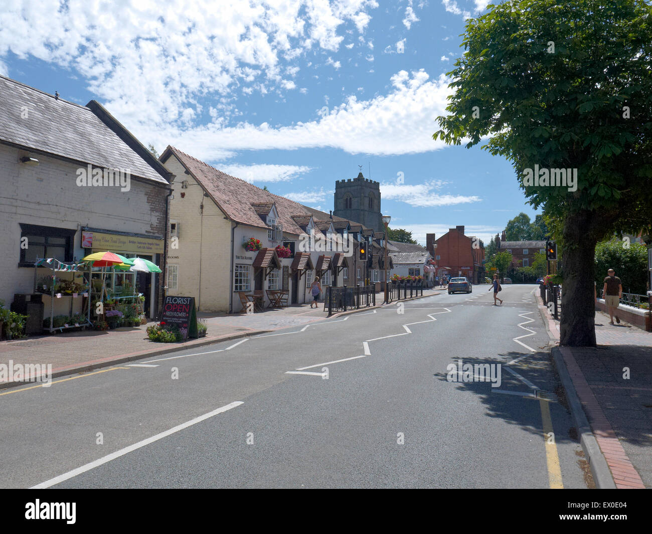 Chirk town centre hi-res stock photography and images - Alamy