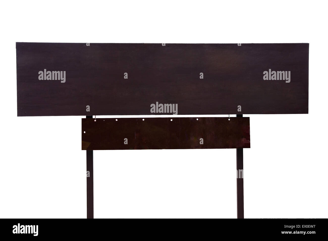 Blank Wooden Sign Stock Photo - Alamy