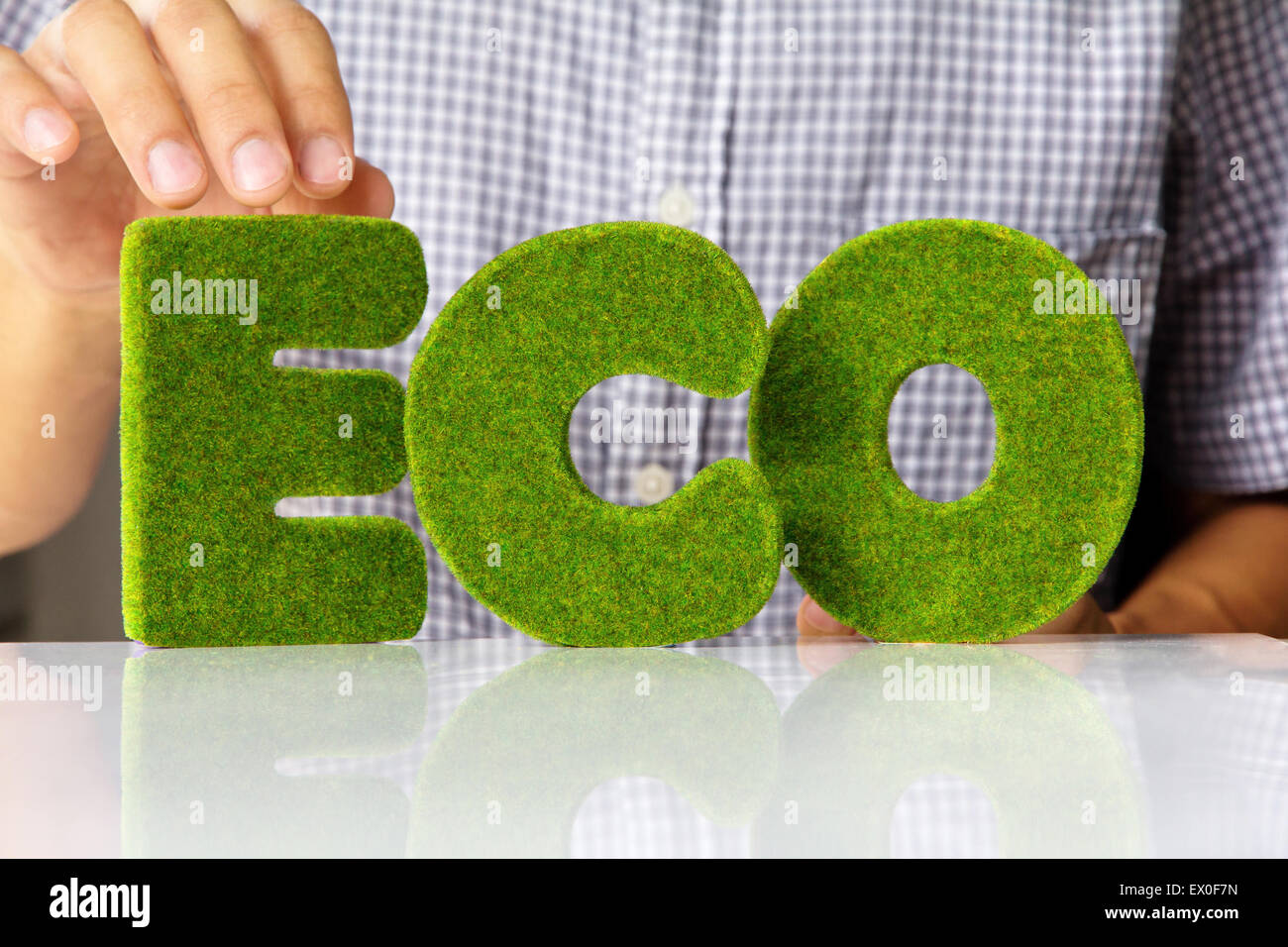 eco alphabet concept Stock Photo - Alamy