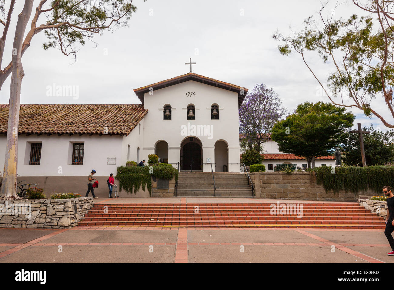 Mission San Luis Obispo de Tolosa in San Luis Obispo California Stock ...