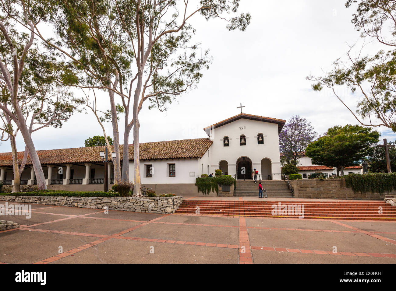 Mission San Luis Obispo de Tolosa in San Luis Obispo California Stock ...