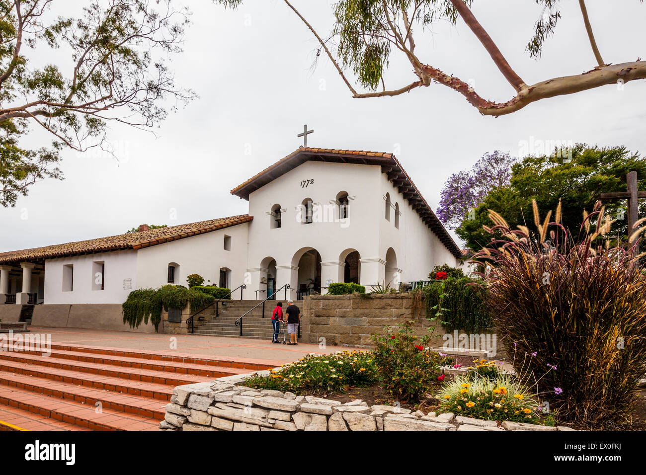 Mission San Luis Obispo de Tolosa in San Luis Obispo California Stock ...