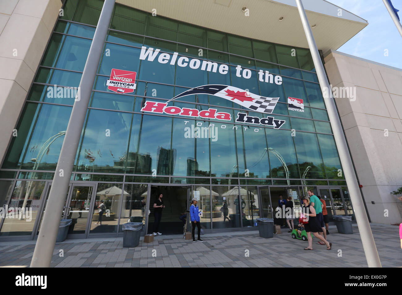 Honda Indy Toronto entrance Stock Photo - Alamy