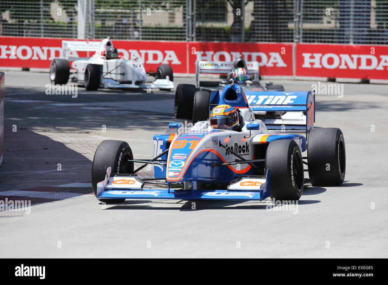car racing Toronto Honda Indy Stock Photo - Alamy