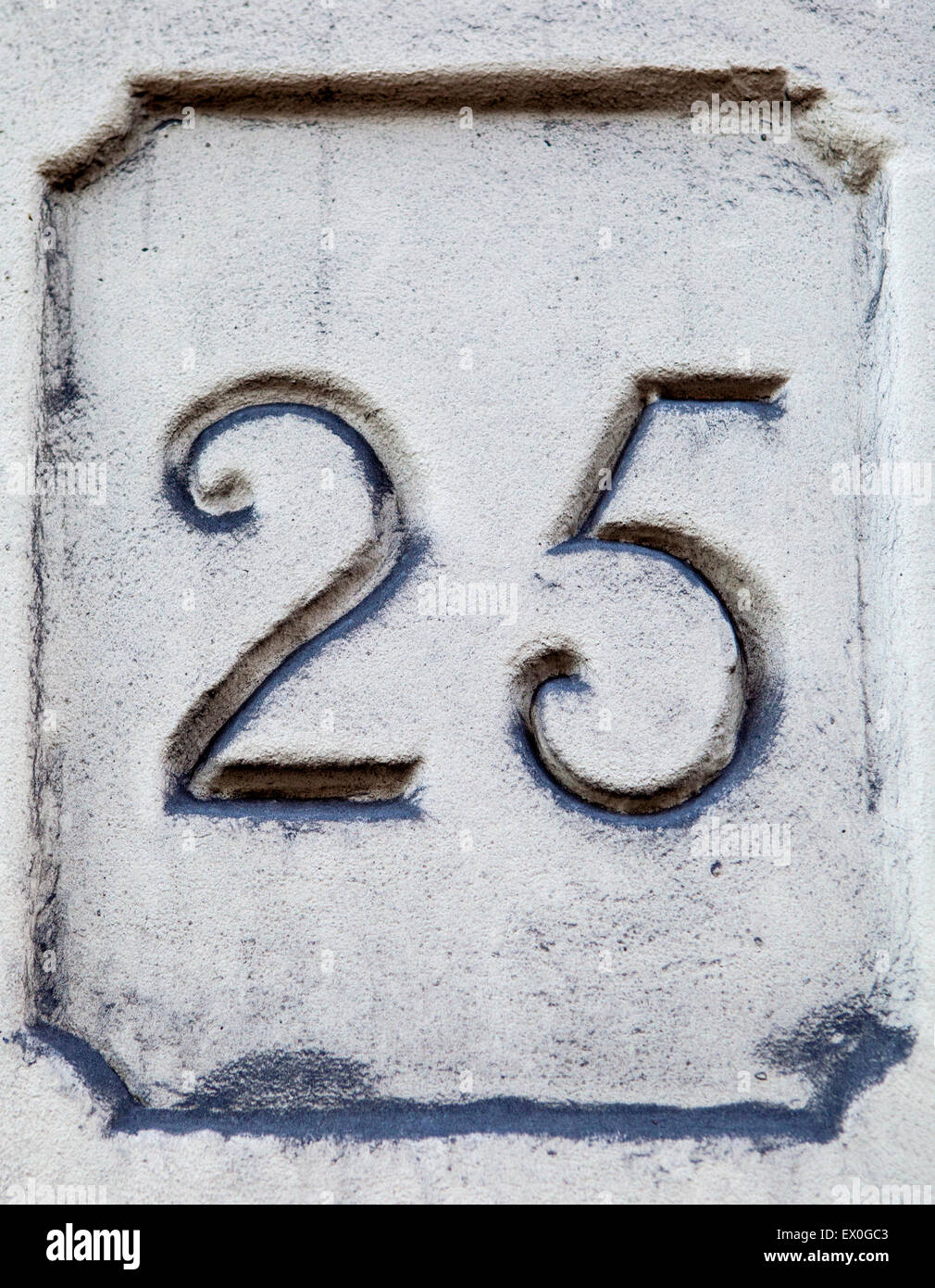 Number numeral 25 twenty five hi-res stock photography and images - Alamy