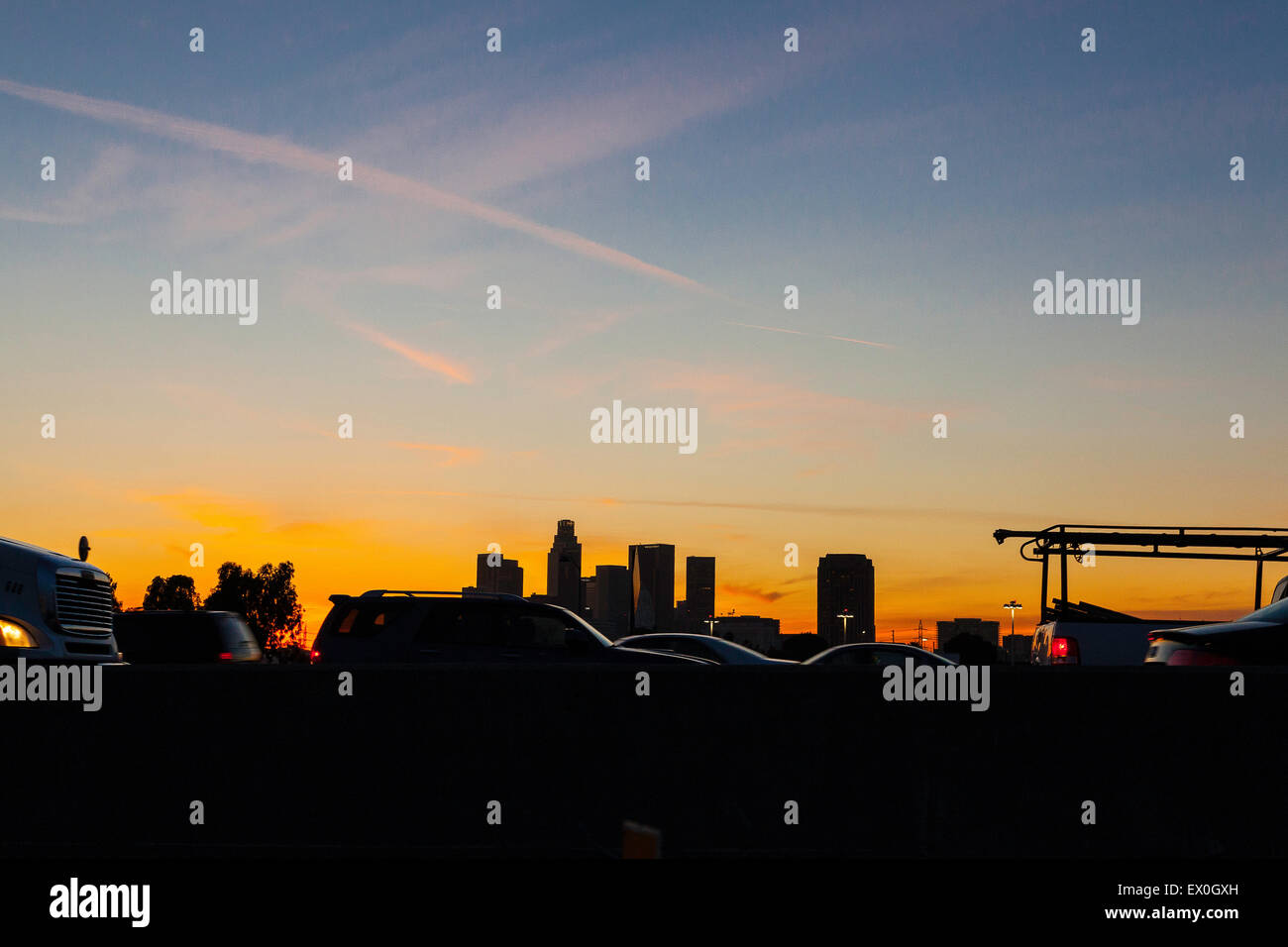 101 freeway sunset hi-res stock photography and images - Alamy