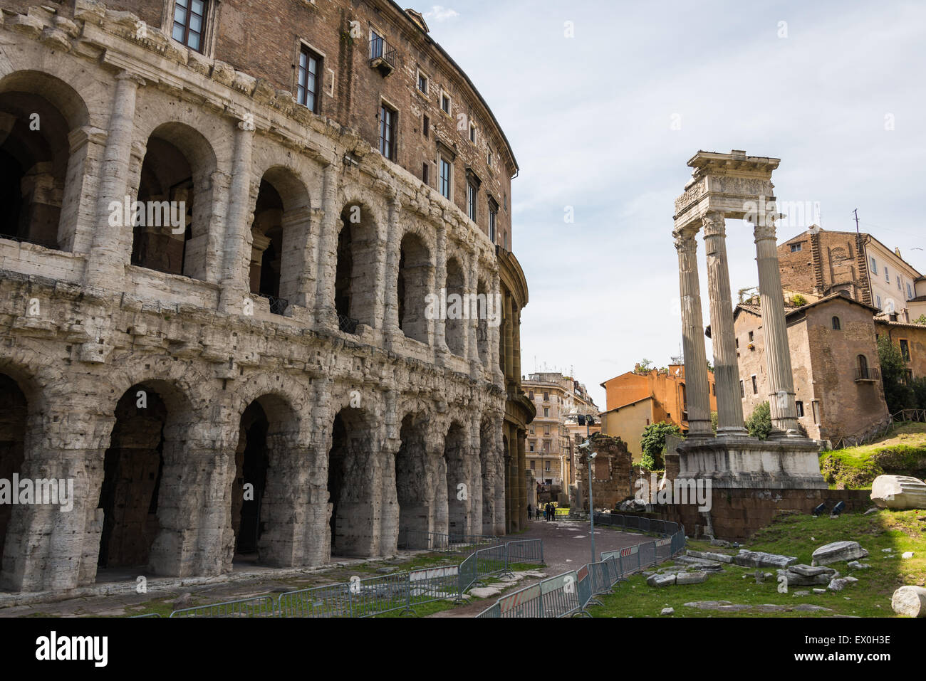 Marcello Theater in Rome Stock Photo - Alamy