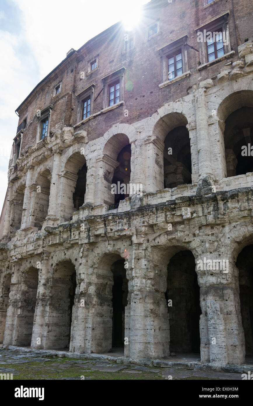 Marcello Theater in Rome Stock Photo - Alamy