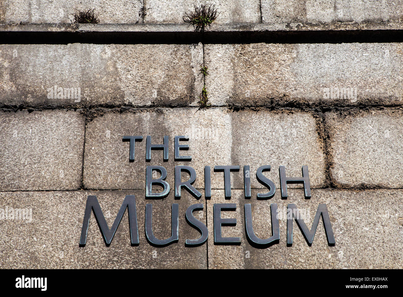 A sign for the British Museum in London Stock Photo - Alamy