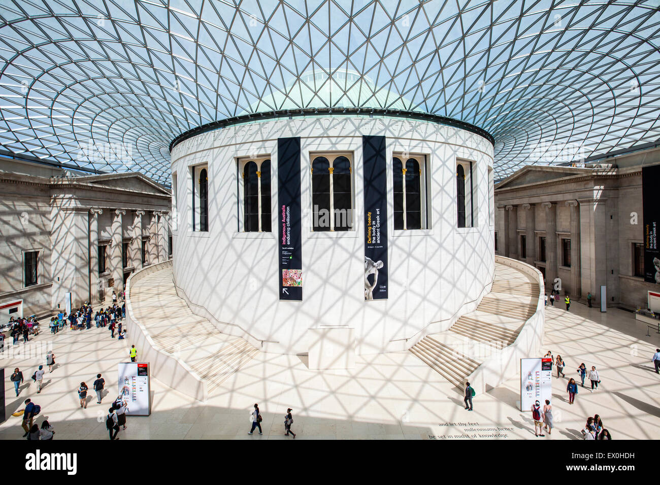 LONDON, UK - JUNE 30TH 2015: The magnificent Great Hall of the British ...