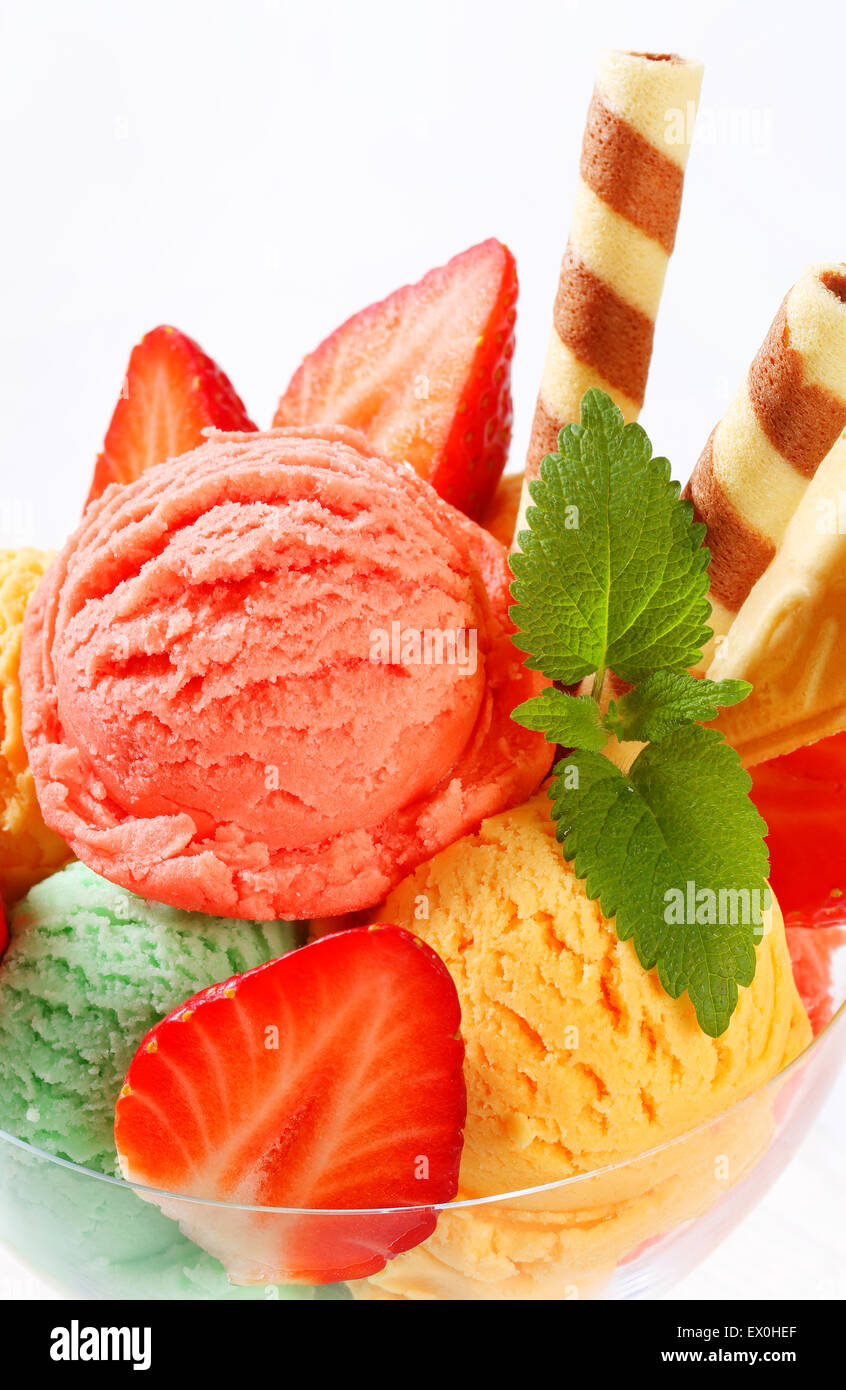 Fruit sherbets hi-res stock photography and images - Alamy