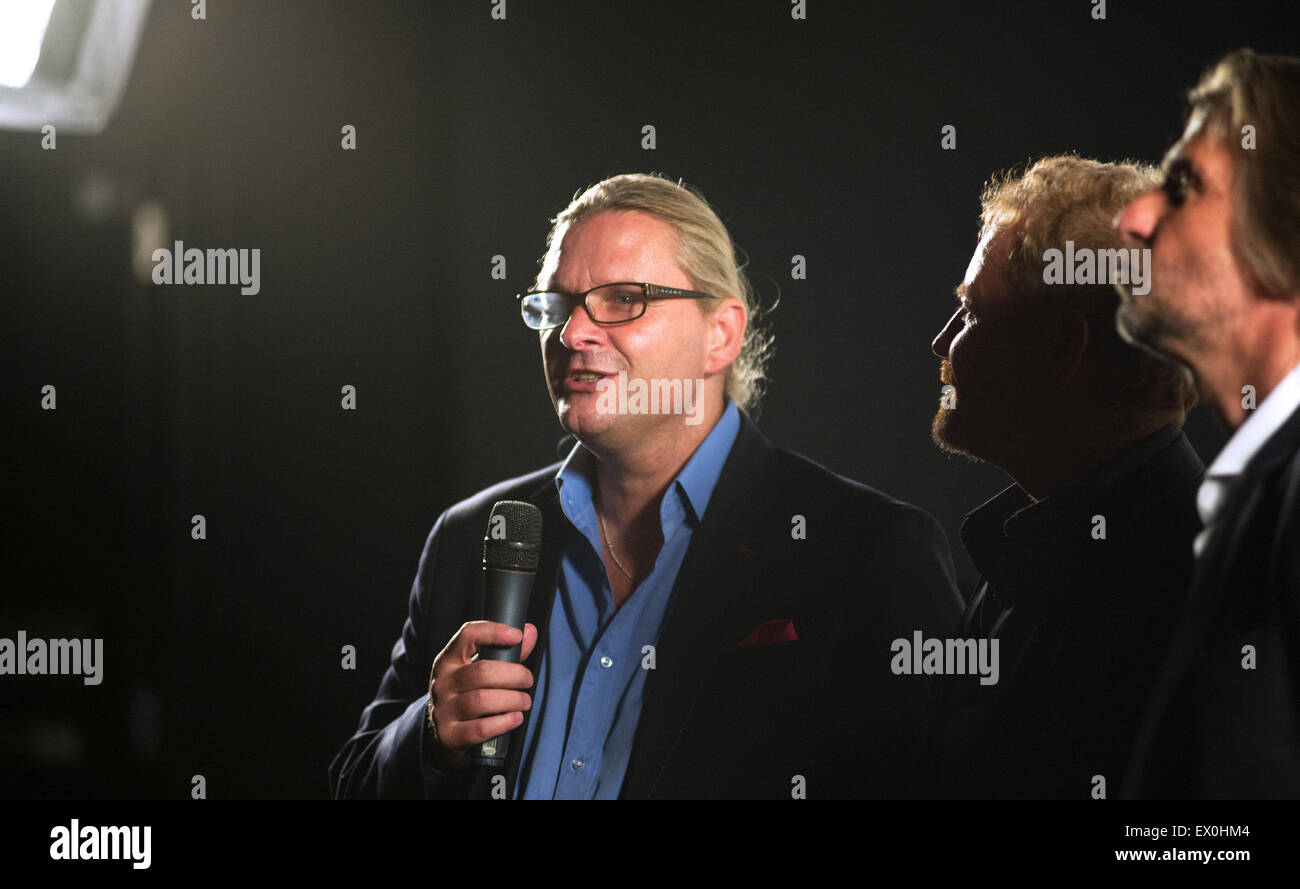 Milton Keynes, UK. 02nd July, 2015. Bulldog Film Distribution Team at ...