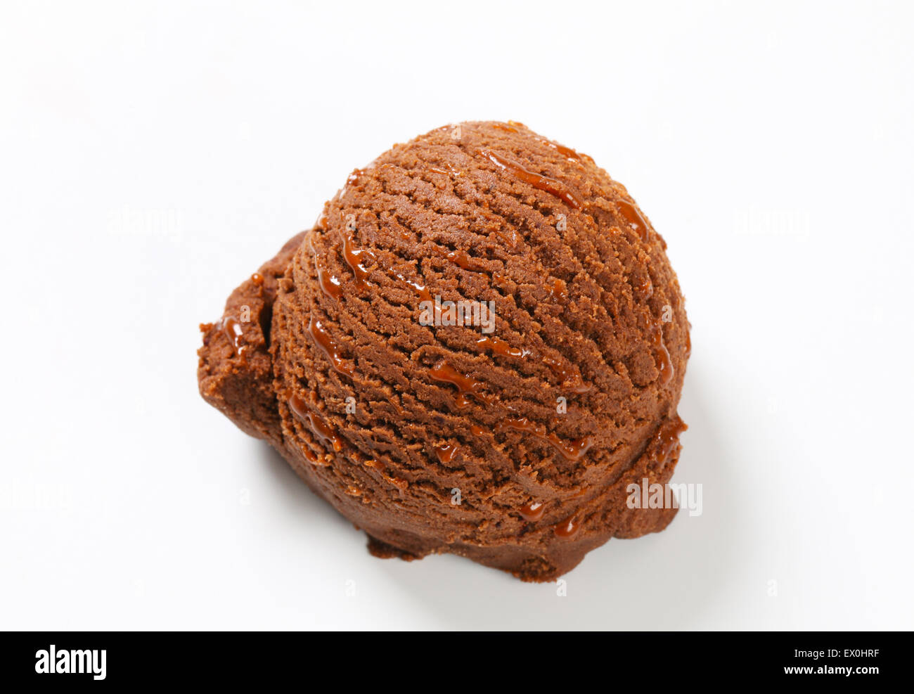 Scoop of chocolate ice cream Stock Photo - Alamy