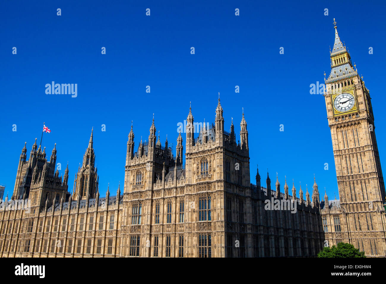 A view of the iconic Palace of Westminster in London Stock Photo - Alamy