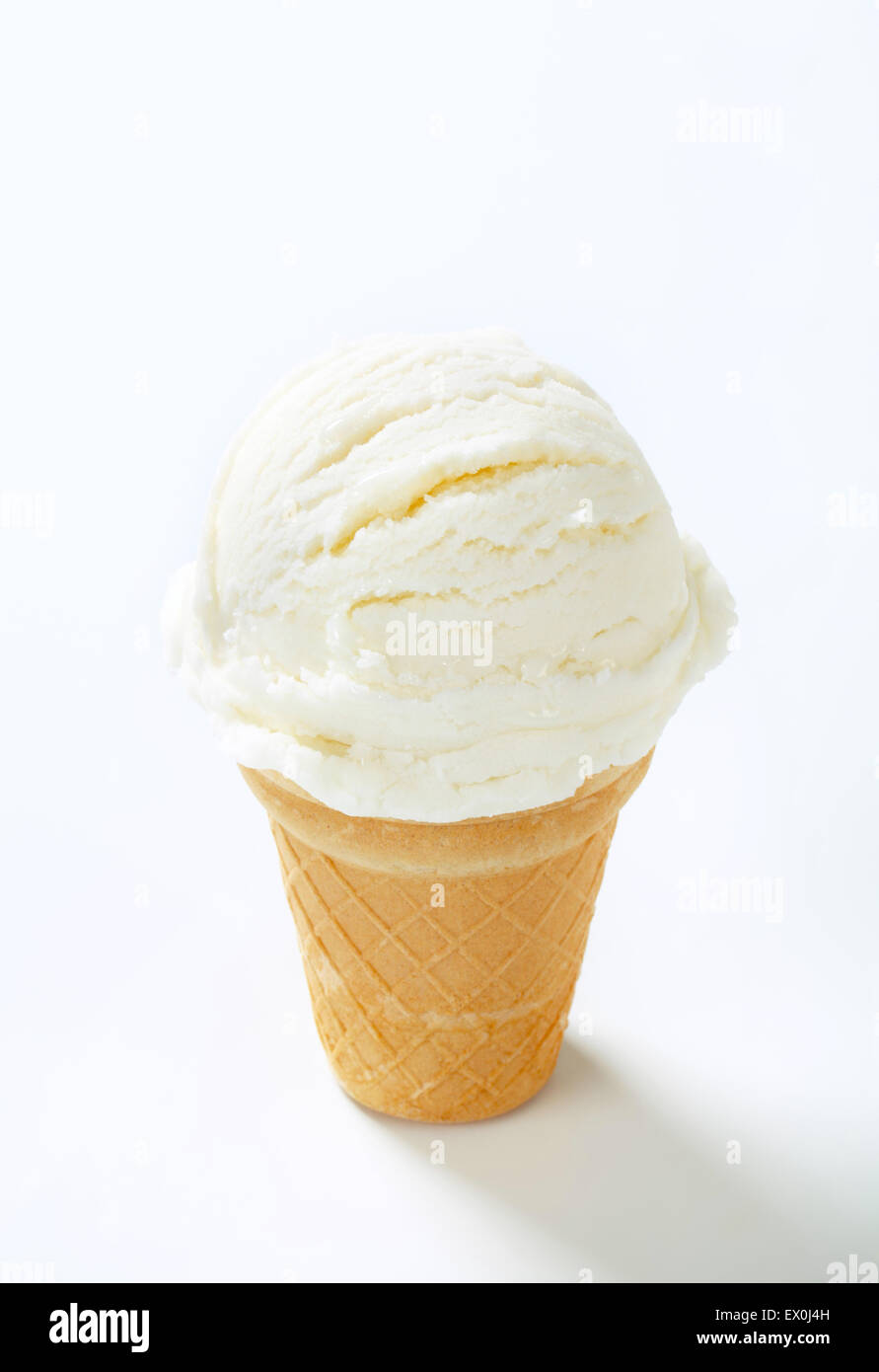 Wafer white cone hi-res stock photography and images - Alamy