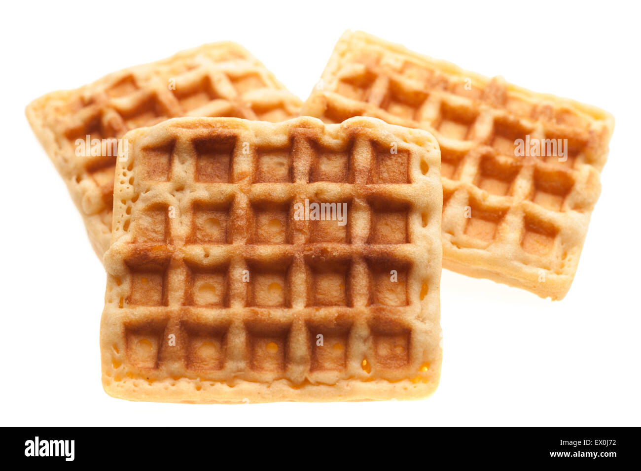 Three waffles hi-res stock photography and images - Alamy