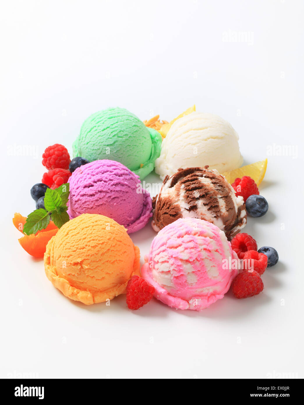 Various types ice cream hi-res stock photography and images - Alamy