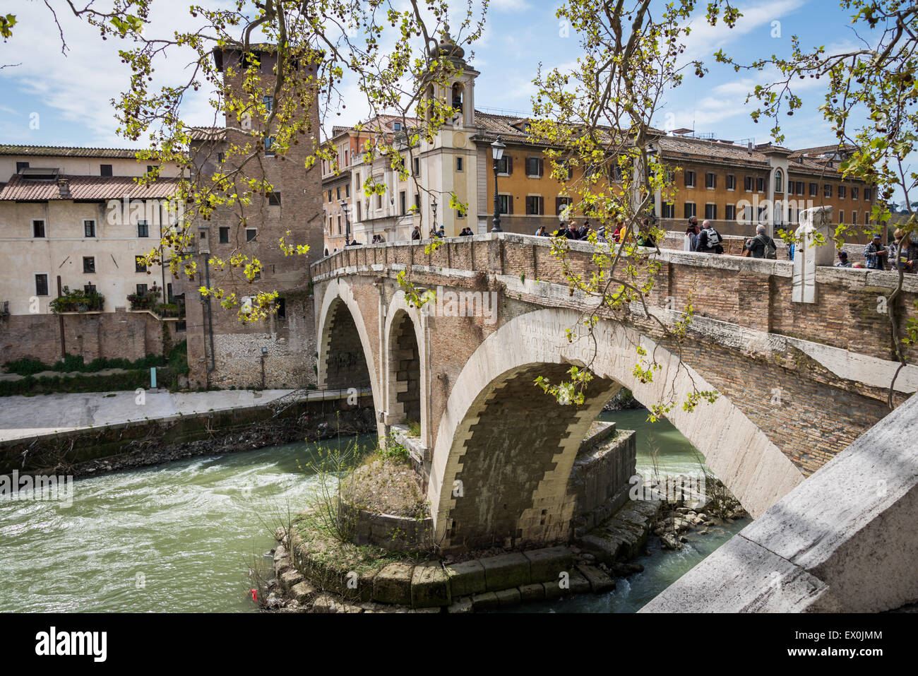 Isola tiberina island tiber rome hi-res stock photography and images ...